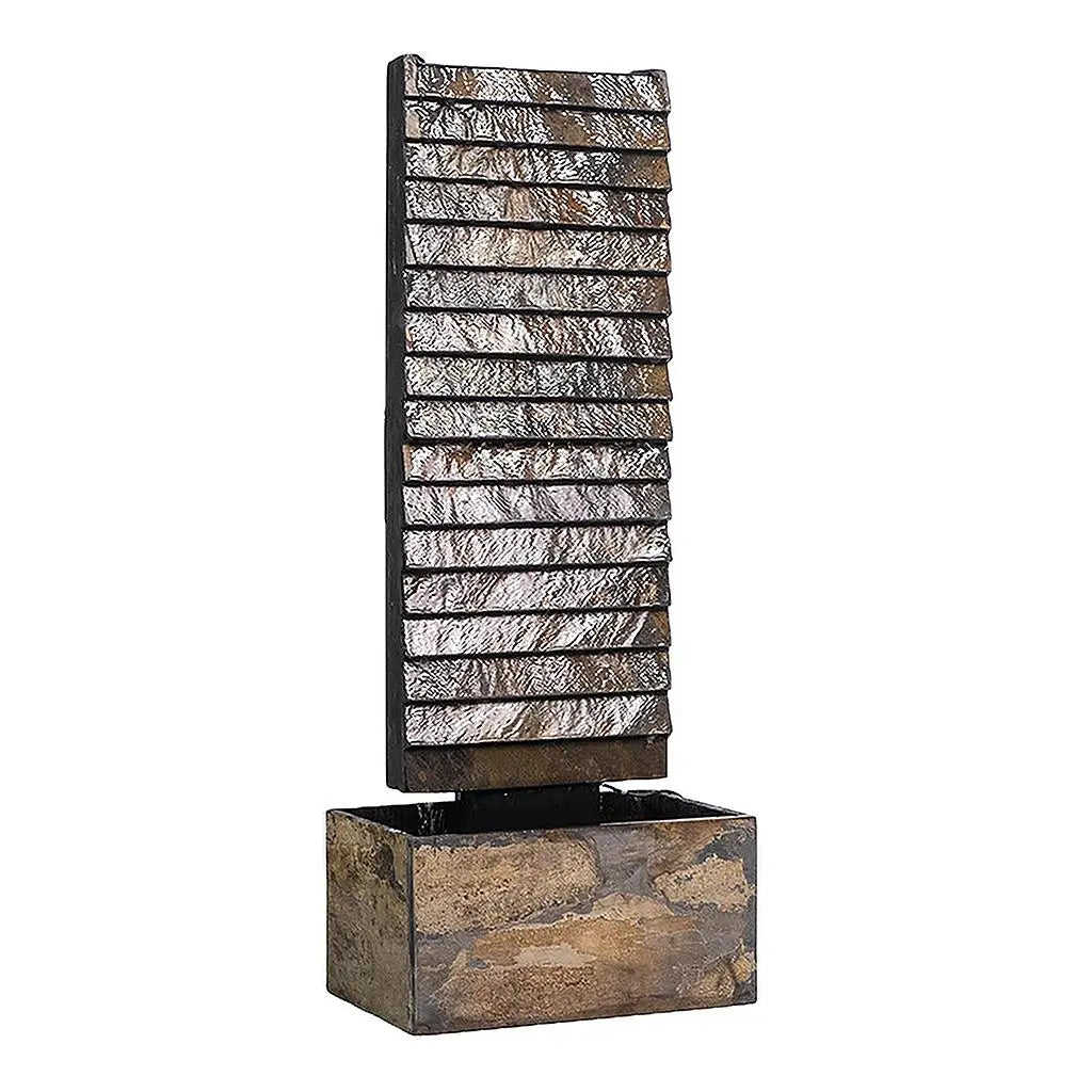 AVA M – Medium-sized water wall slate 85 cm brown – CLIMAQUA